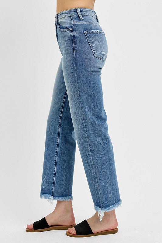 Serena High Rise Straight Crop – Five 22